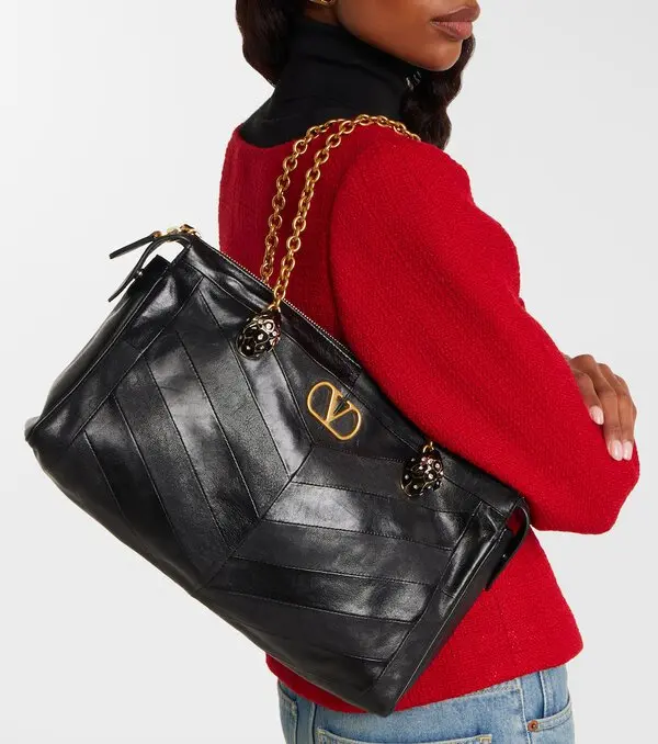 Valentino Garavani Panthea Medium Quilted Leather Tote Bag