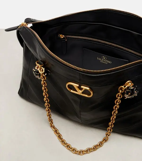 Valentino Garavani Panthea Medium Quilted Leather Tote Bag