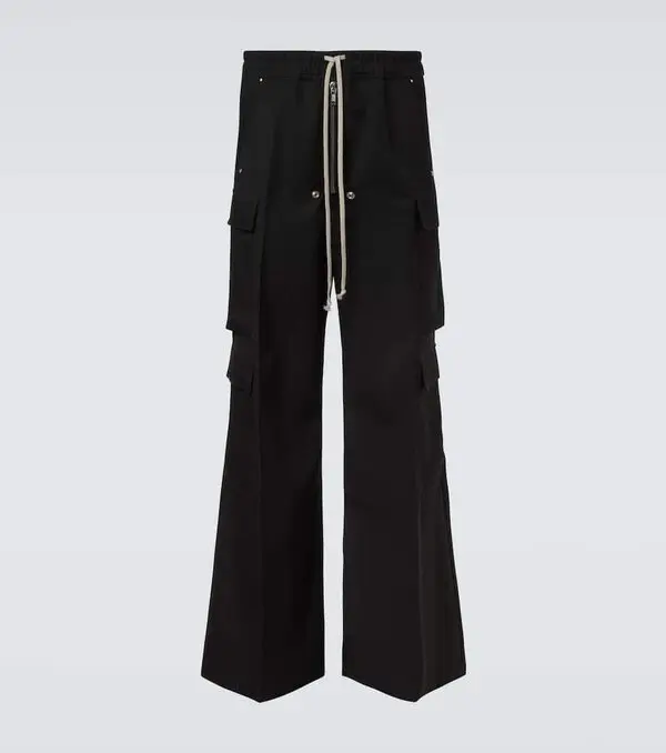 Rick Owens Cargo Belas Virgin Wool Cargo Pants
