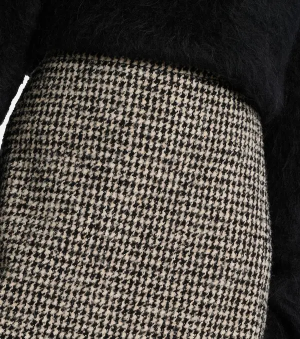 Max Mara Houndstooth Mini Skirt