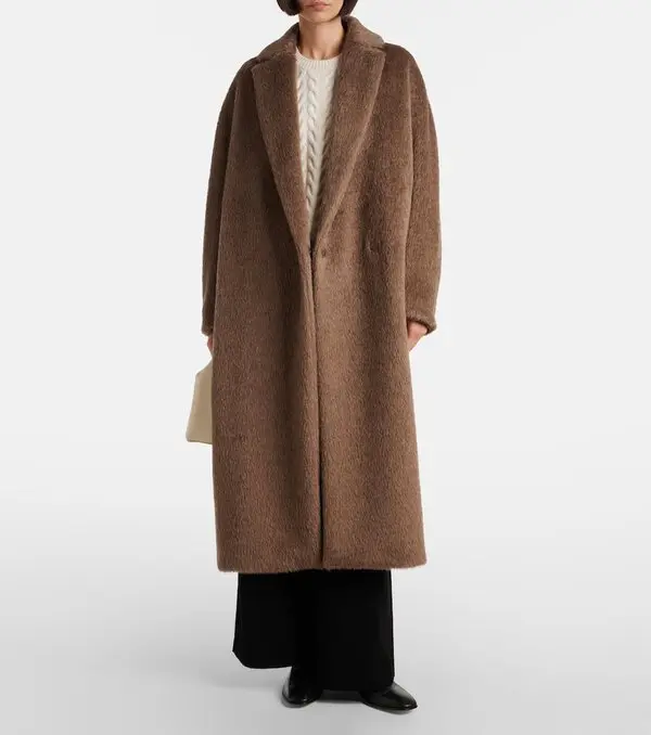 Max Mara Giorgia Alpaca And Wool-blend Coat