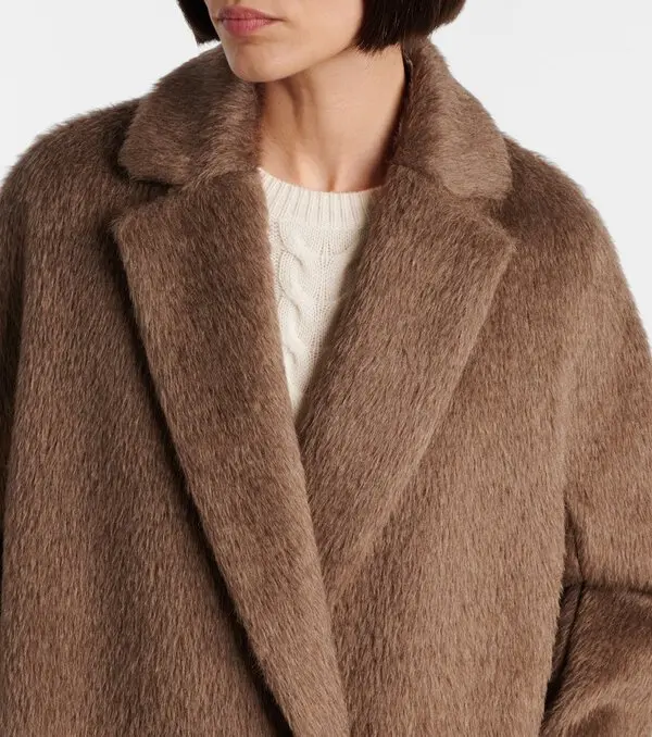 Max Mara Giorgia Alpaca And Wool-blend Coat