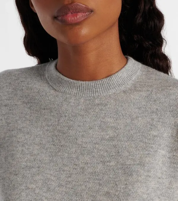 Max Mara Knitted Wool And Cashmere-blend T-shirt