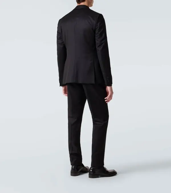 Zegna Wool And Mohair Suit - Black