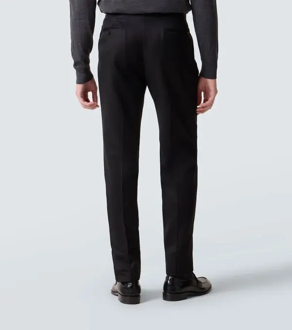 Zegna Wool And Mohair Suit - Black