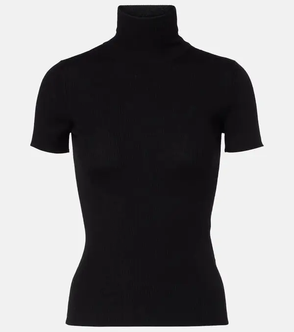 Max Mara Afa Knitted Virgin Wool Top
