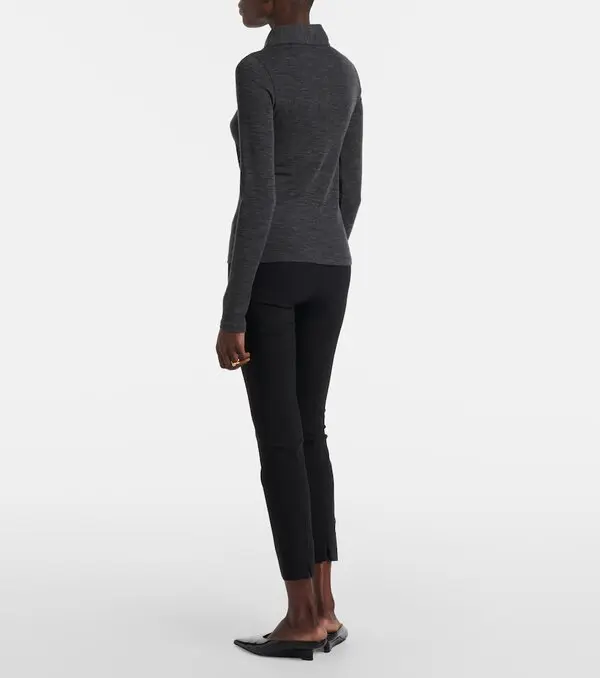 Vince Sheer Merino Wool Polo Shirt