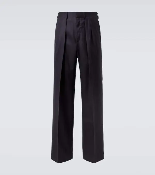 TOM FORD Pinstripe Wool Straight Pants