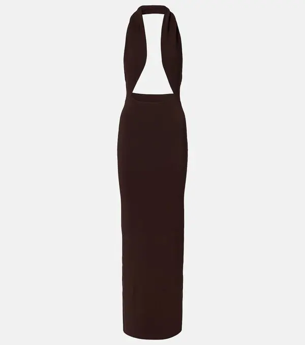 Christopher Esber Jersey Maxi Dress - Brown