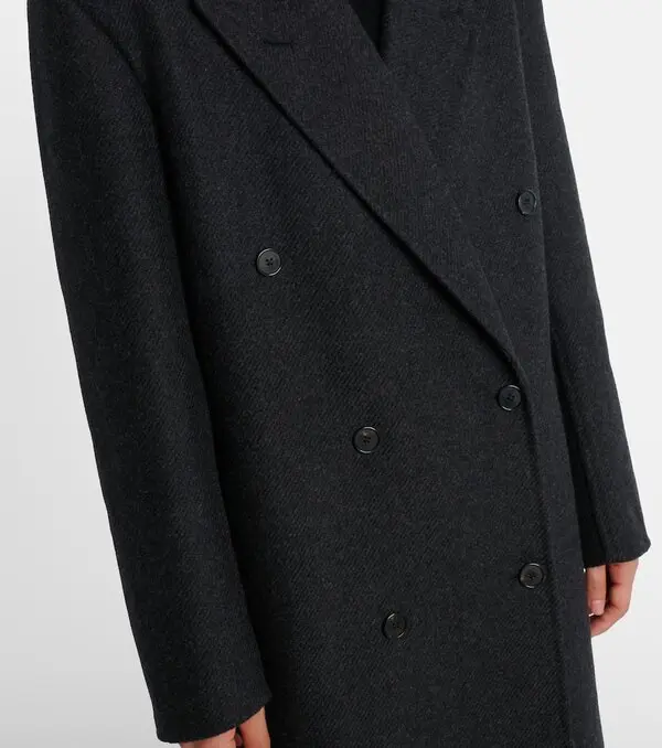 THE ROW Hariet Wool And Cashmere Coat - Grey
