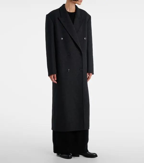 THE ROW Hariet Wool And Cashmere Coat - Grey