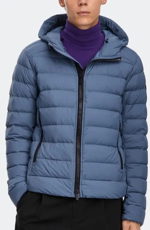 Canada Goose Crofton Water Repellent Packable Down Hooded Jacket - Ozone Blue