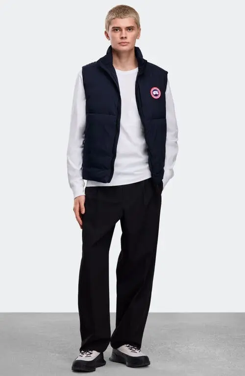 Canada Goose Lodge Packable 750 Fill Power Down Vest - Atlantic Navy - Bleu Mar