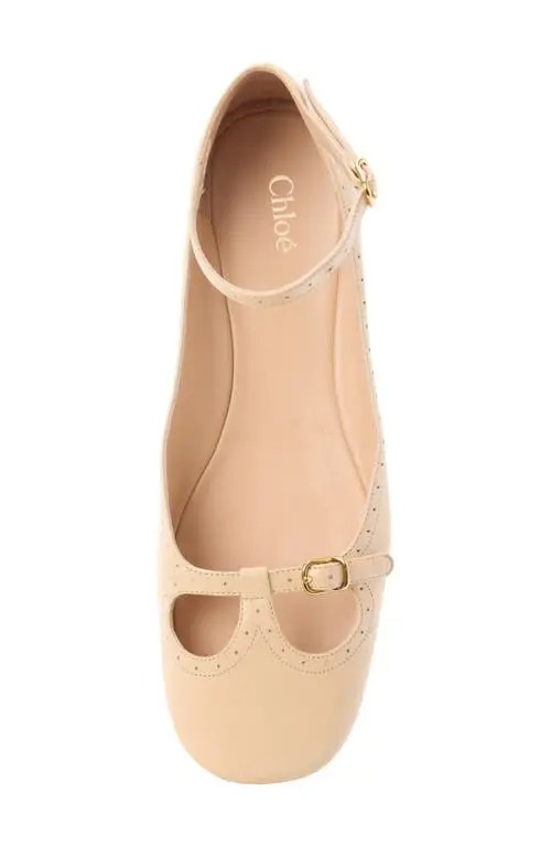 Chloé Misty Ankle Strap Flat