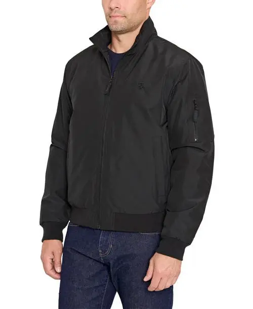 IZOD Tech Racer Bomber Jacket - Black