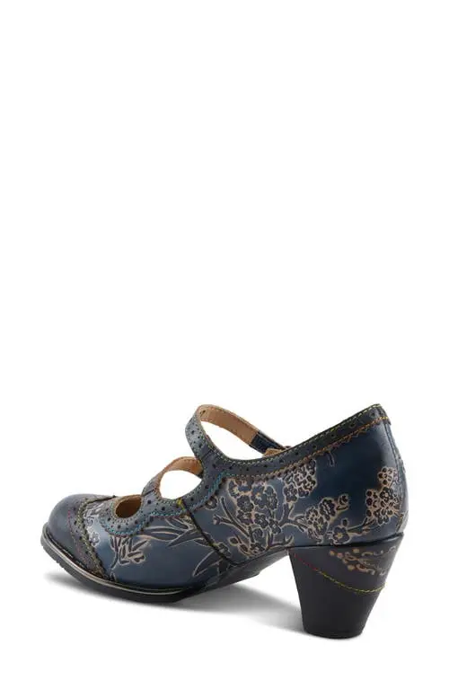 SPRING STEP SHOES Gaviria Mary Jane Pumps - Navy