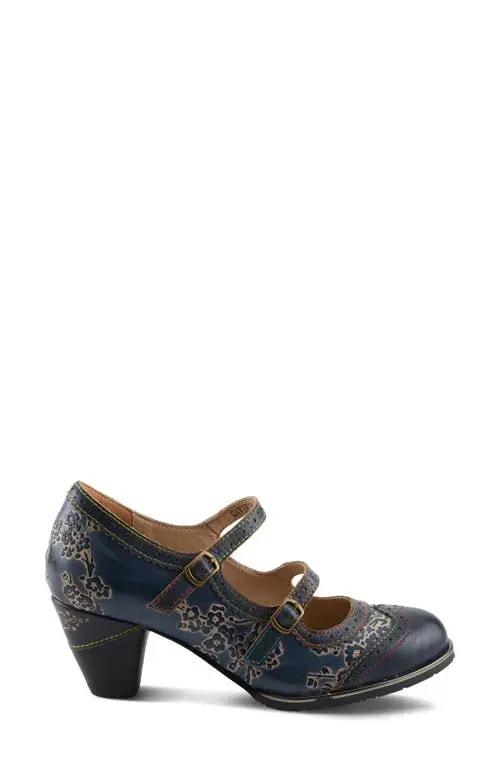 SPRING STEP SHOES Gaviria Mary Jane Pumps - Navy