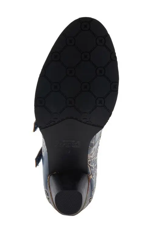 SPRING STEP SHOES Gaviria Mary Jane Pumps - Navy