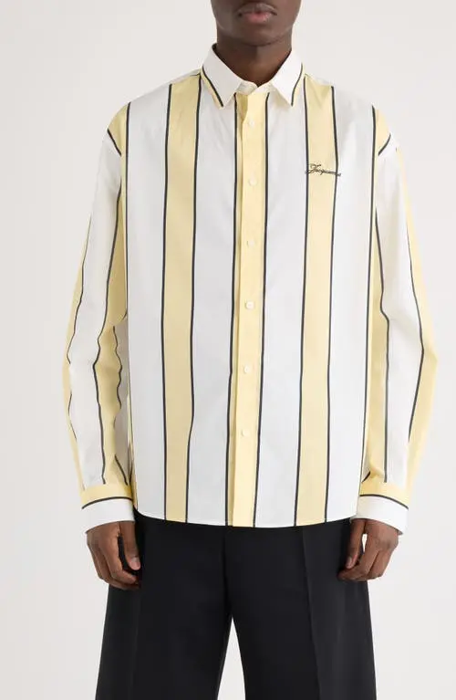 Jacquemus La Chemise Simon Stripe Button-up Shirt