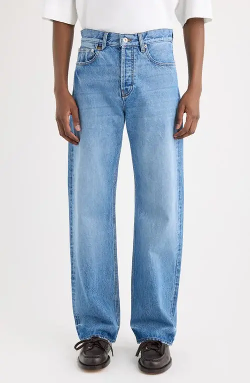 Jacquemus Le De-nîmes Droit Straight Leg Jeans - Blue/tabac