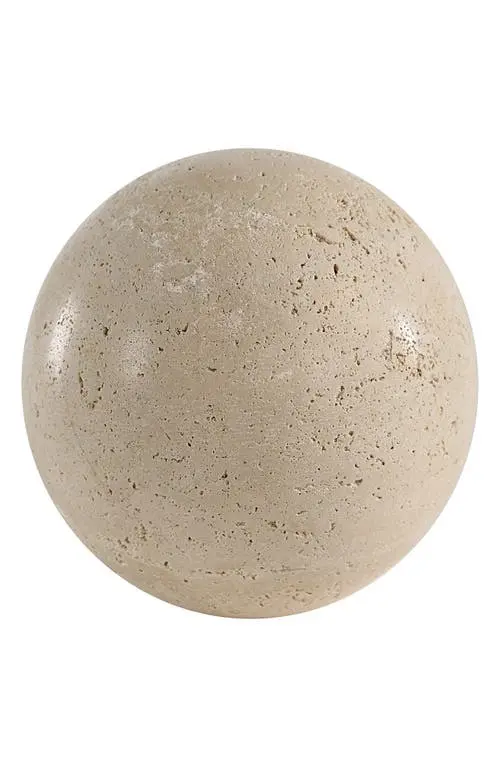 RENWIL Travertine Decorative Ball - Beige