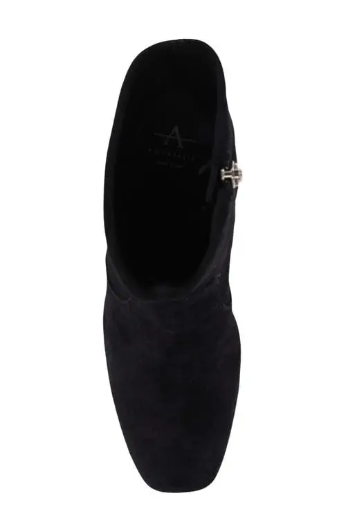 Aquatalia Demetra Weatherproof Bootie - Black Suede