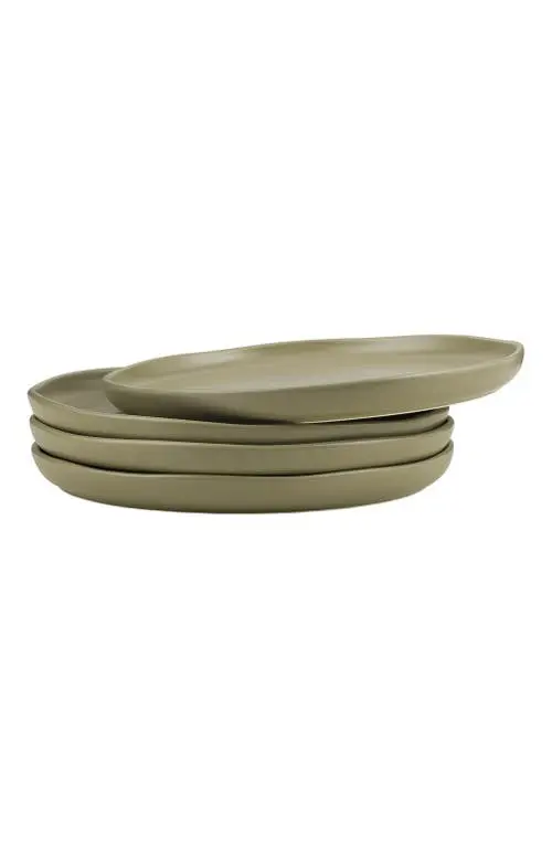 STONE + LAIN Tom Stoneware 4-piece Dinner Plate Set