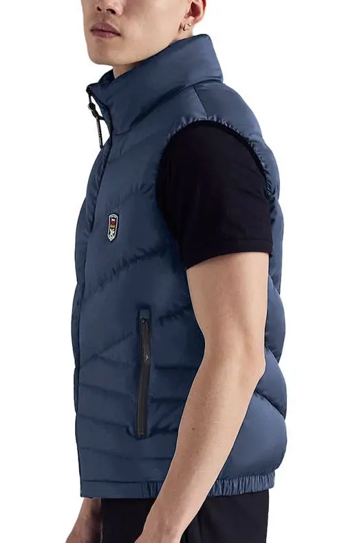 TRIPLE F.A.T. GOOSE Andrus Puffer Down Vest - Navy