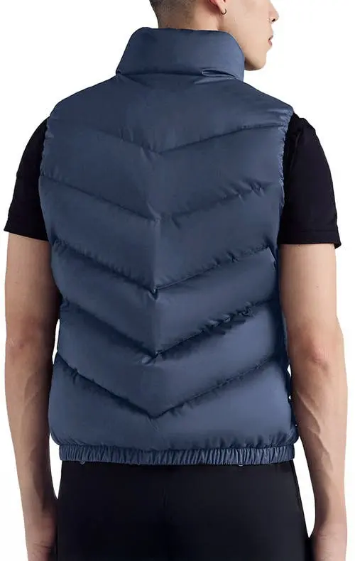 TRIPLE F.A.T. GOOSE Andrus Puffer Down Vest - Navy