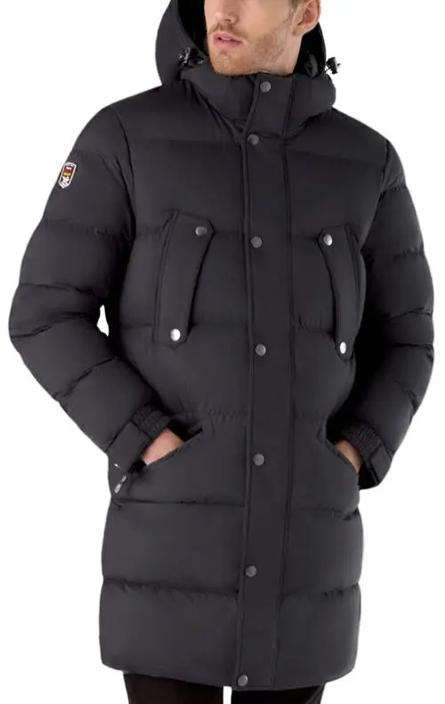 TRIPLE F.A.T. GOOSE Barton Long Down Parka - Black