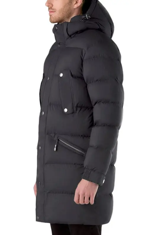 TRIPLE F.A.T. GOOSE Barton Long Down Parka - Black