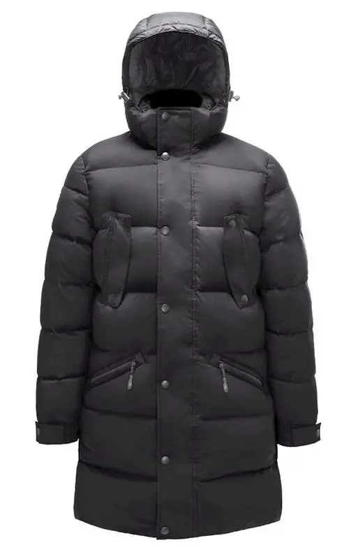 TRIPLE F.A.T. GOOSE Barton Long Down Parka - Black