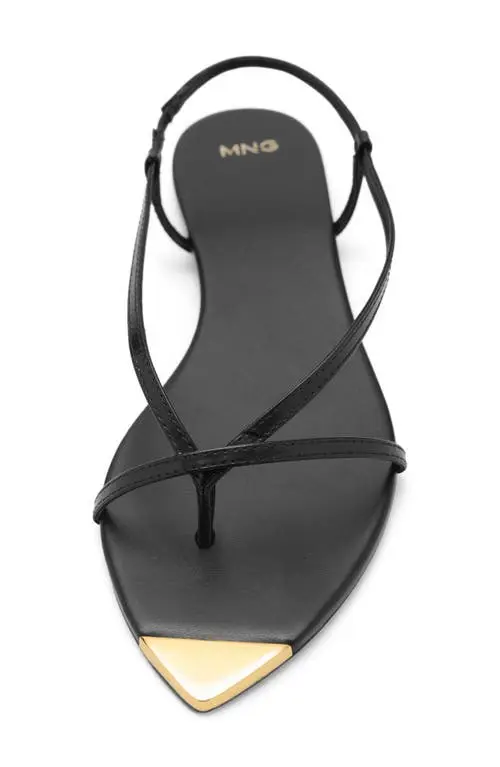 Mango Minimalist Strappy Sandal