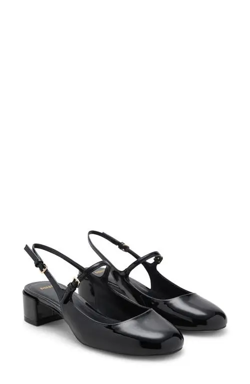 Mango Slingback Pumps - Black