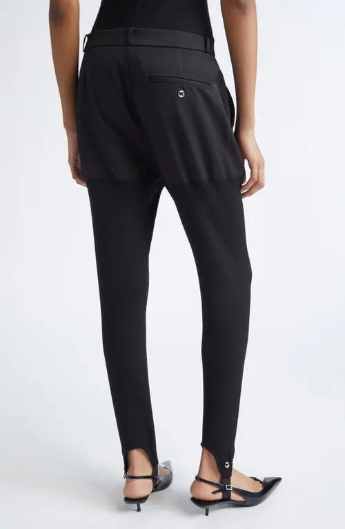 Coperni Hybrid Rib Stirrup Leggings