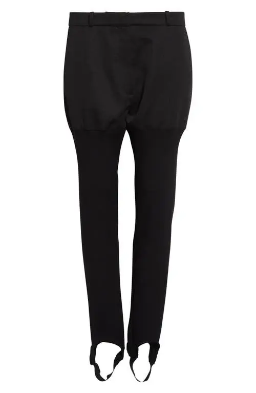 Coperni Hybrid Rib Stirrup Leggings