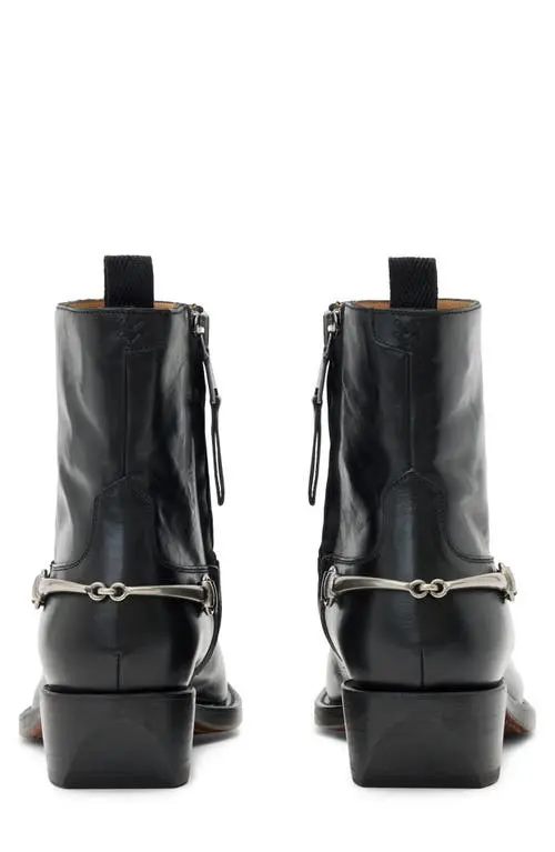 John Varvatos Walker Bit Boots - Black