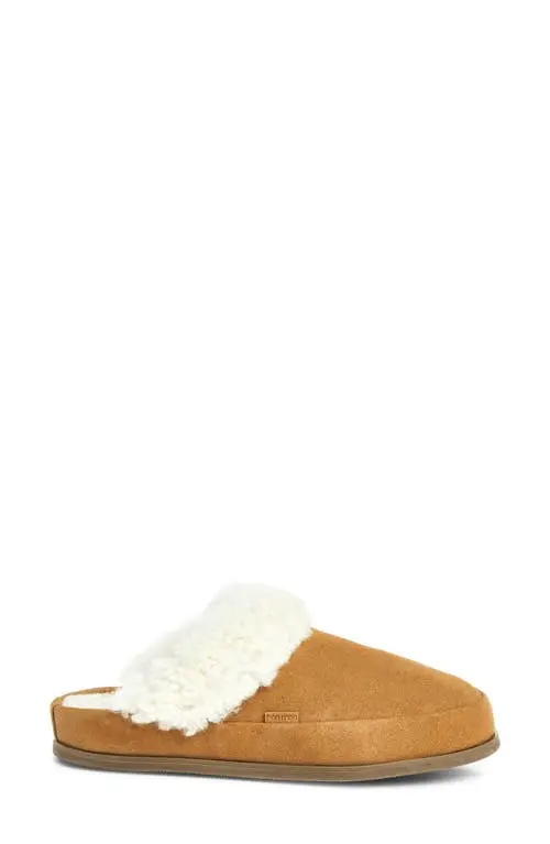 HARI MARI Tia Genuine Shearling Lined Slipper - Tan