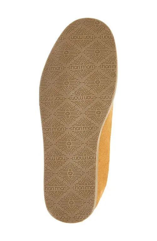 HARI MARI Tia Genuine Shearling Lined Slipper - Tan