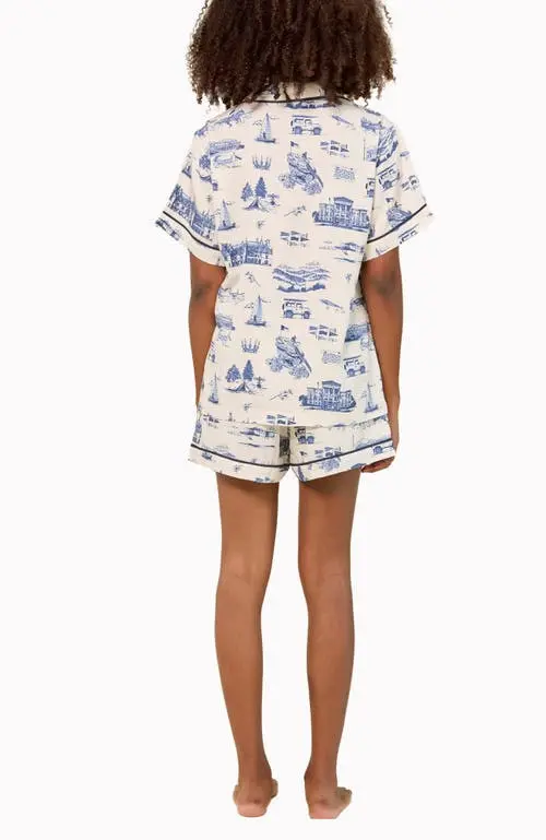 KATIE KIME Printed Pajama Short Set