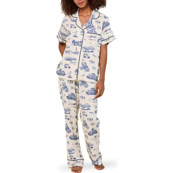 KATIE KIME Nc Toile Pant Set - Navy