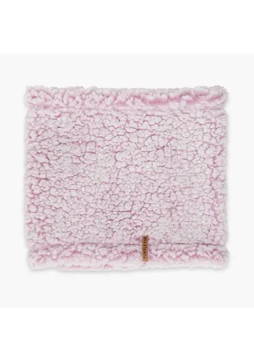Turtle Fur High Pile Fleece Neck Warmer - Dusty Rose