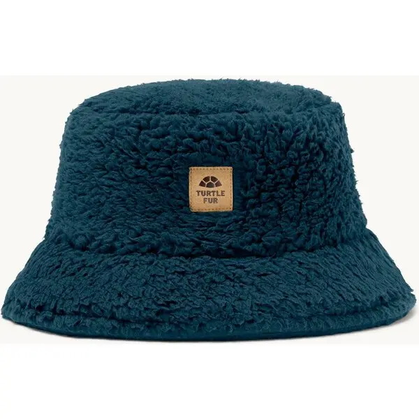Turtle Fur Stomp Fleece Bucket Hat - Transformative Teal