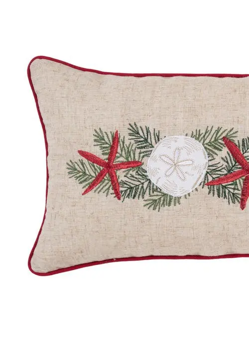 C&F HOME Starfish Garland Pillow