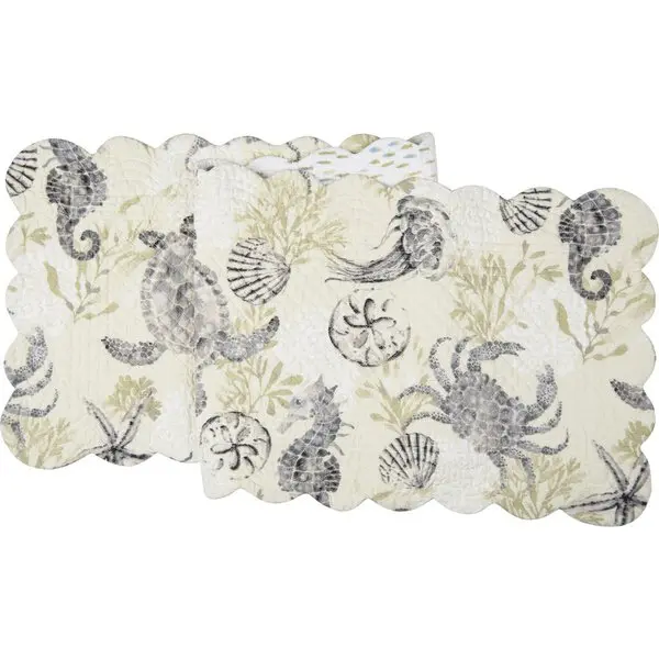 C&F HOME Cannon Beach Dining Table Runner
