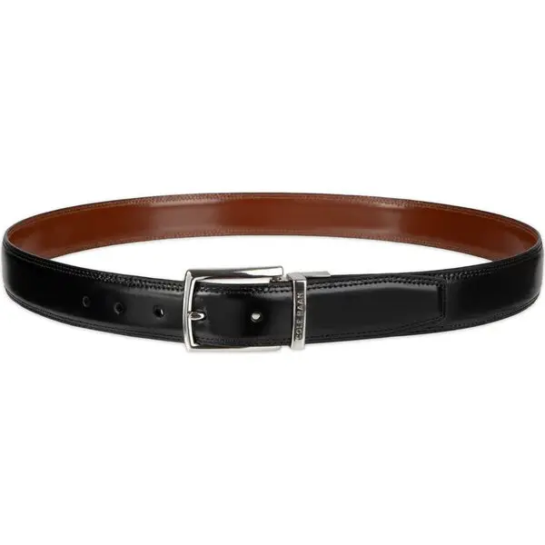 Cole Haan Reversible Leather Belt - Black/british Tan