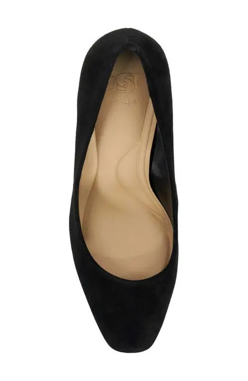 Dune London Arriving Block Heel Pump - Black