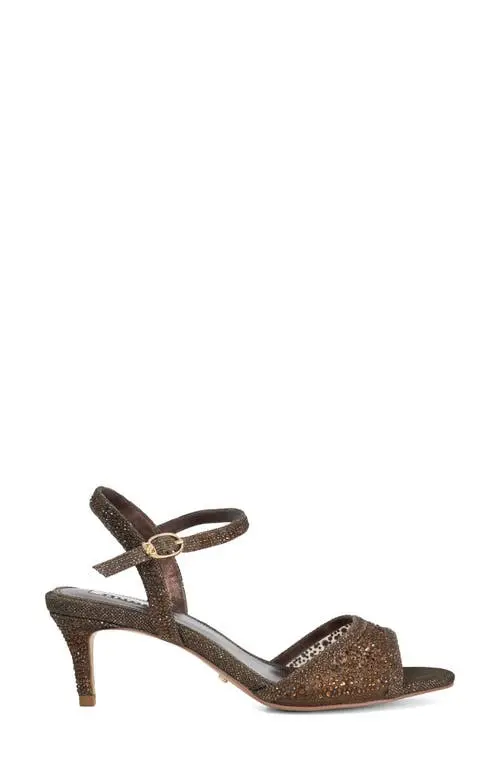 Dune London Manicure Ankle Strap Sandal - Brown