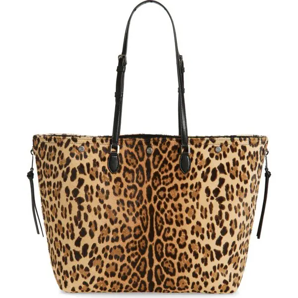 Dolce & Gabbana Printed Calf Hair Shopping Tote - Leopard