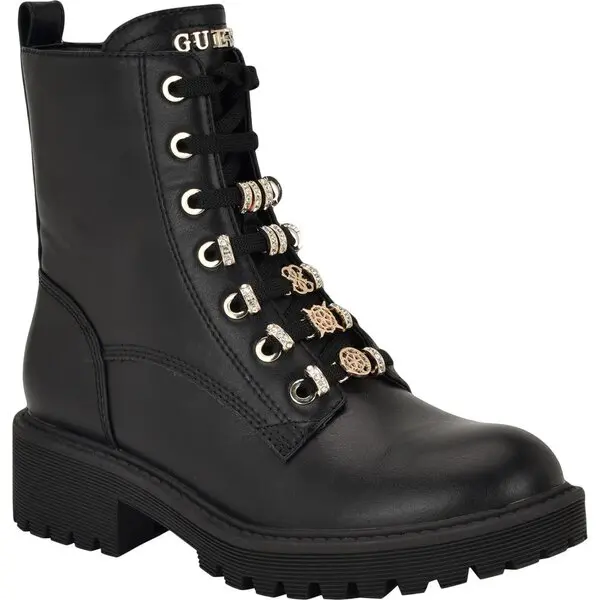 Guess Lug Sole Lace-up Boots